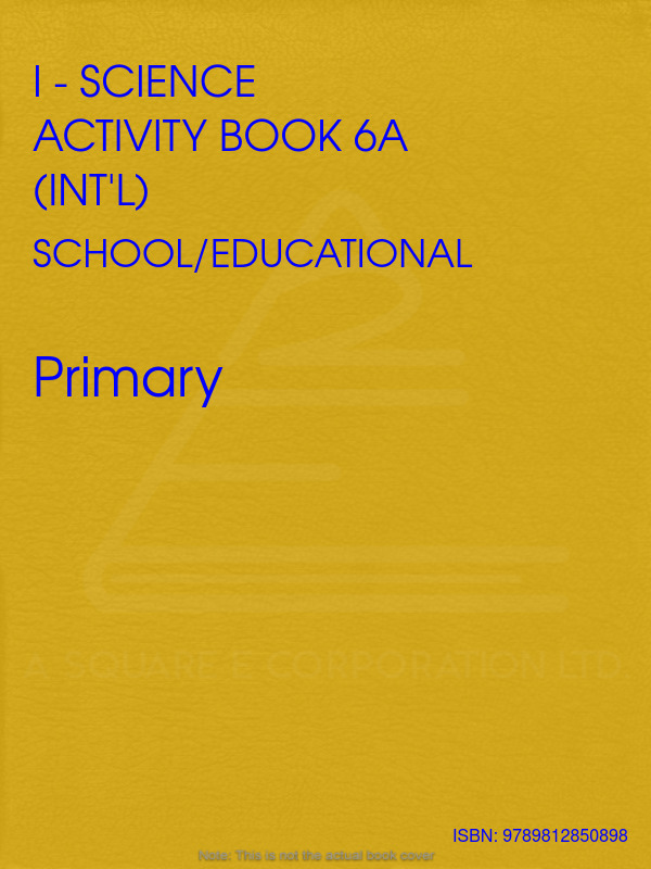 I Science Activity Book 6A Int l A2E Educational Book Distributor